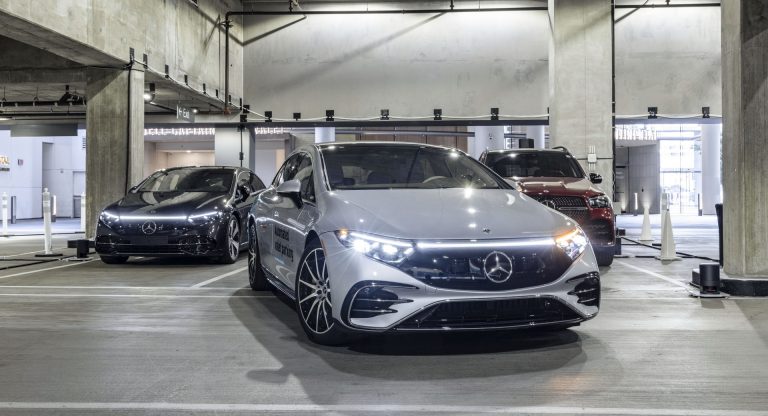 Mercedes Demonstrates Automated Valet Parking With EQS At LA Hotel ...