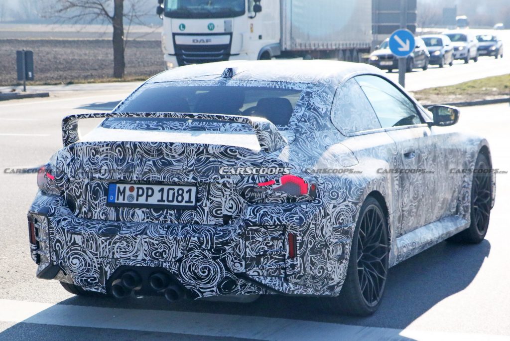 2023 BMW M2 Spied Again With Those Unique M Performance Parts | Carscoops