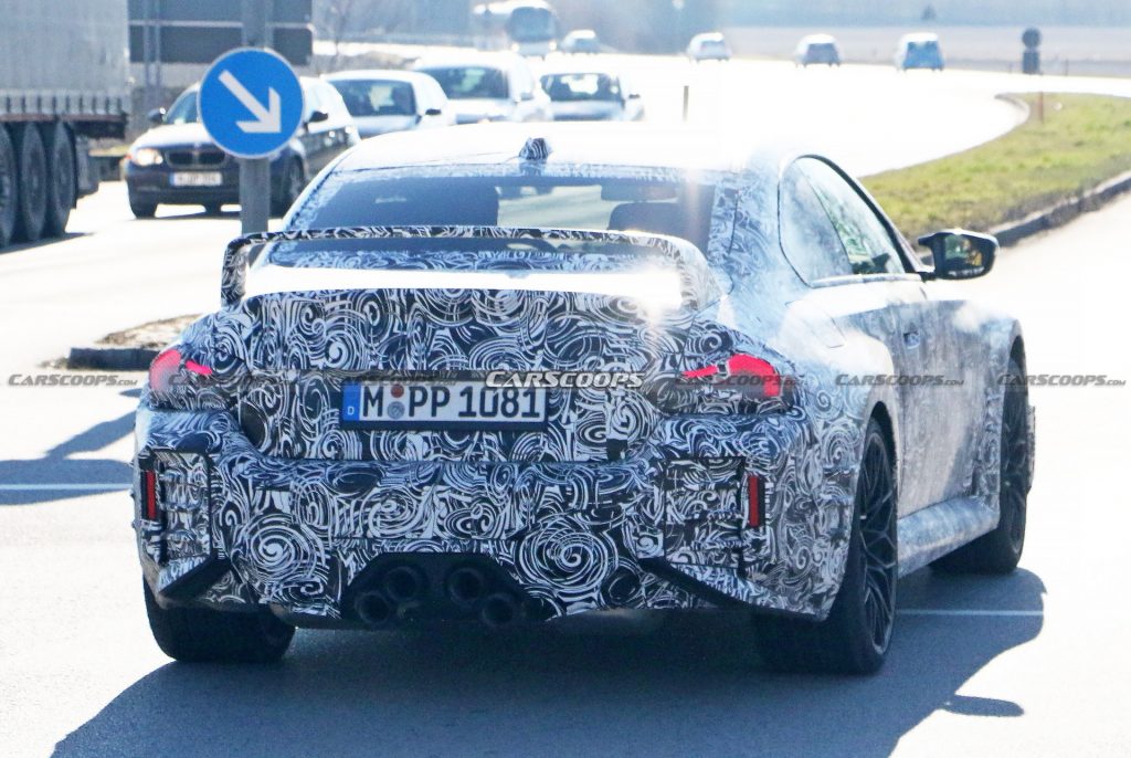2023 BMW M2 Spied Again With Those Unique M Performance Parts | Carscoops