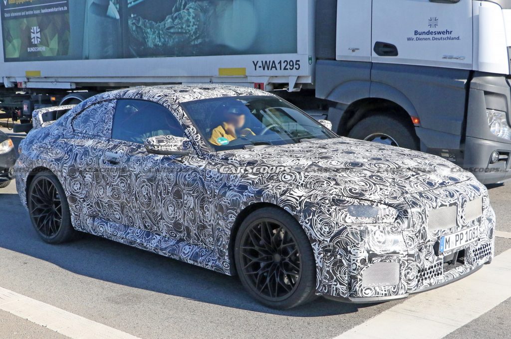 2023 BMW M2 Spied Again With Those Unique M Performance Parts | Carscoops