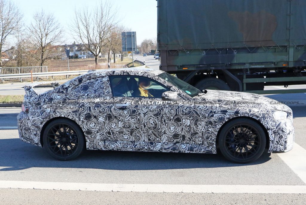 2023 BMW M2 Spied Again With Those Unique M Performance Parts | Carscoops