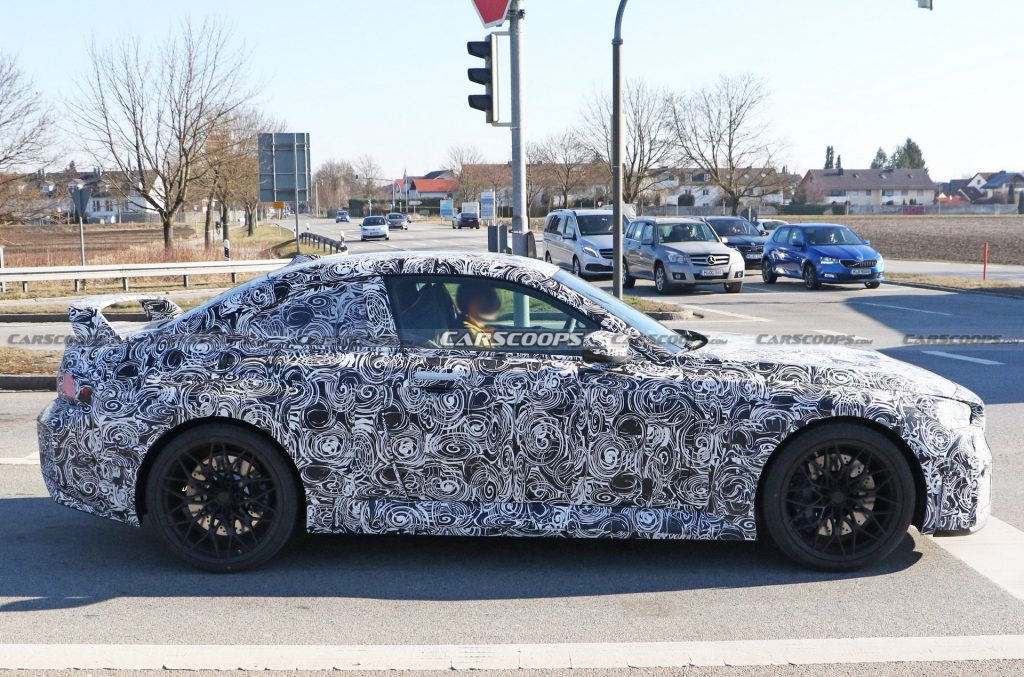 2023 BMW M2 Spied Again With Those Unique M Performance Parts | Carscoops