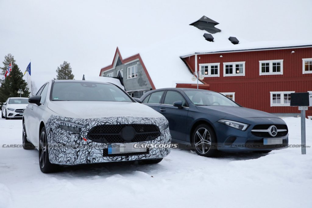 Facelifted 2023 Mercedes A-Class Plus AMG A35 And A45 Undergoing ...