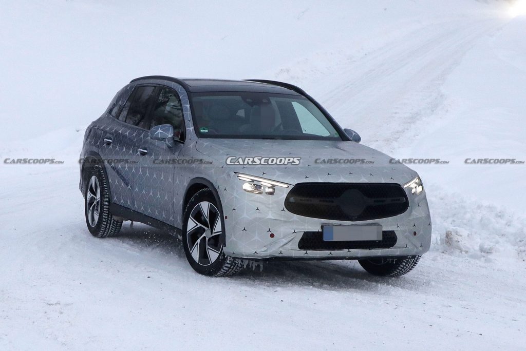 2023 Mercedes GLC Drops Camo And Adopts Starry Wrap Ahead Of Its ...
