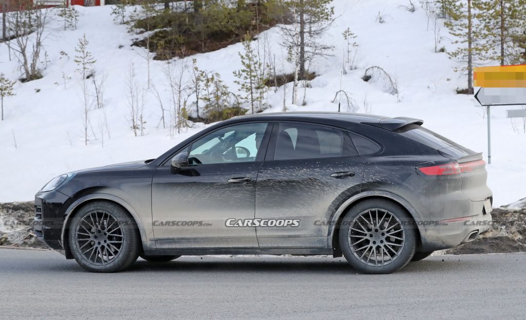 2023 Porsche Cayenne Coupe Facelift Shows Off New Lights In Final ...