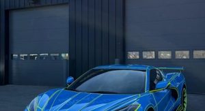 This C8 Corvette With Neon Yellow Stripes Belongs In A Tron Movie ...