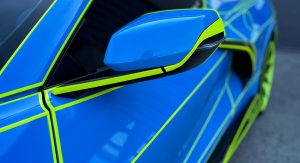 This C8 Corvette With Neon Yellow Stripes Belongs In A Tron Movie ...