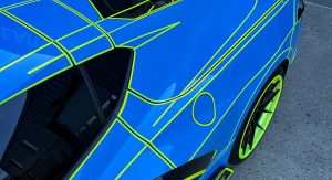 This C8 Corvette With Neon Yellow Stripes Belongs In A Tron Movie ...