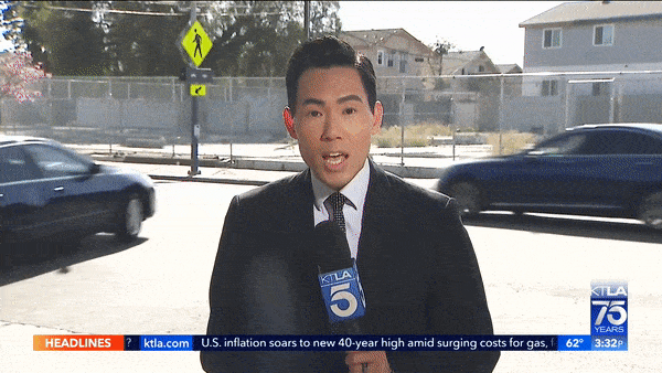 LA Reporter Filming Live Story On Dangerous Intersection Captures Hit ...