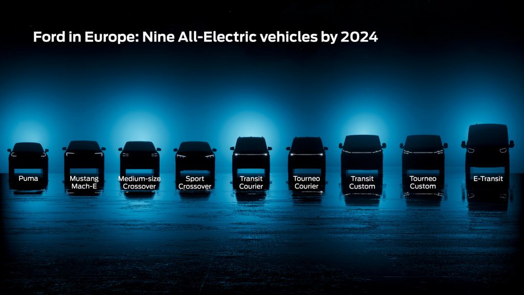 Ford Confirms European EV Range With Four Crossovers And Five LCVs By ...