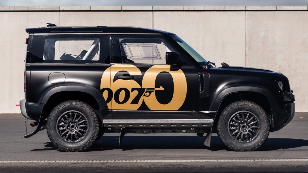 Rally-Prepped Land Rover Defender Celebrates 60 Years Of James Bond ...