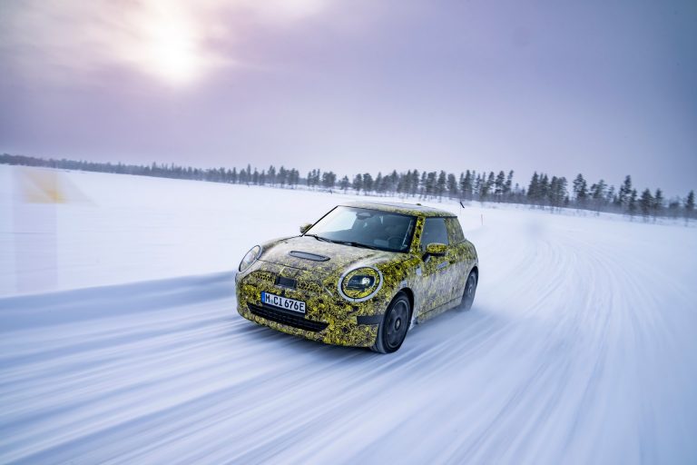 MINI Is Fine-Tuning The New 2023 Electric Hatch In The Arctic Circle ...