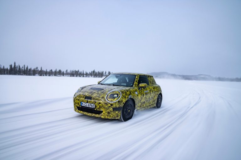 MINI Is Fine-Tuning The New 2023 Electric Hatch In The Arctic Circle ...