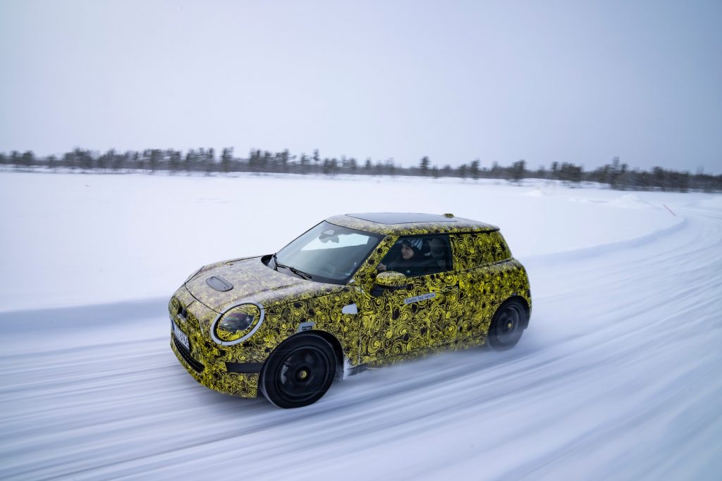 MINI Is Fine-Tuning The New 2023 Electric Hatch In The Arctic Circle ...