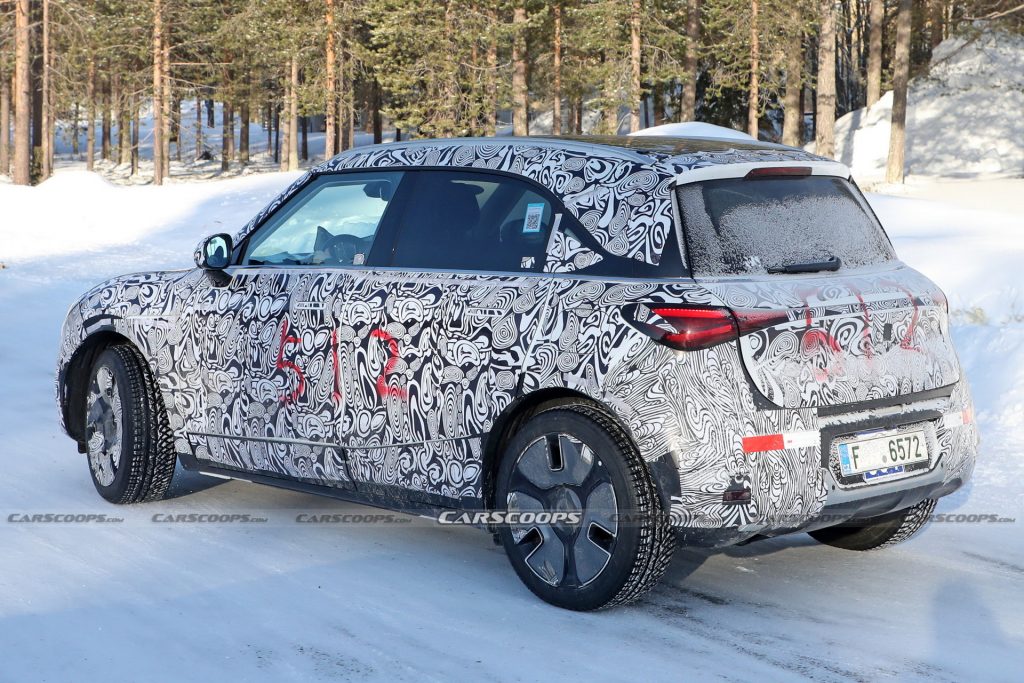 Smart #1 Electric SUV Shows Off Its Fancy Interior In Latest Spy Shots ...