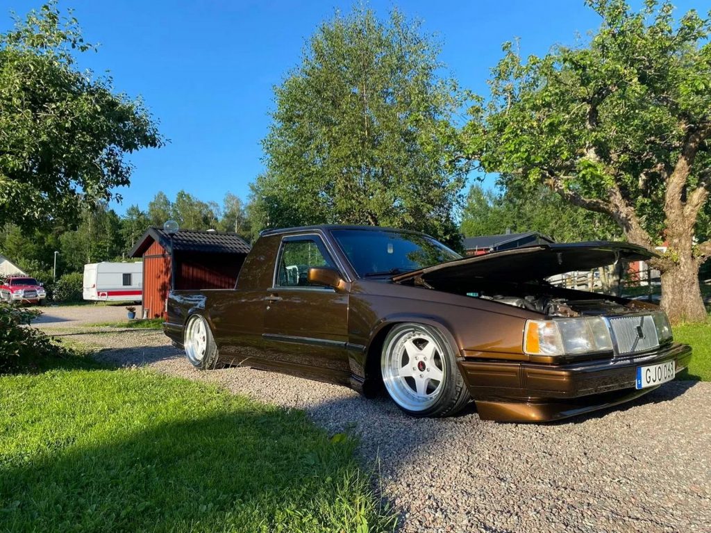 Impressive Custom Volvo 945 Pickup Is Kinda Like A Swedish El Camino ...