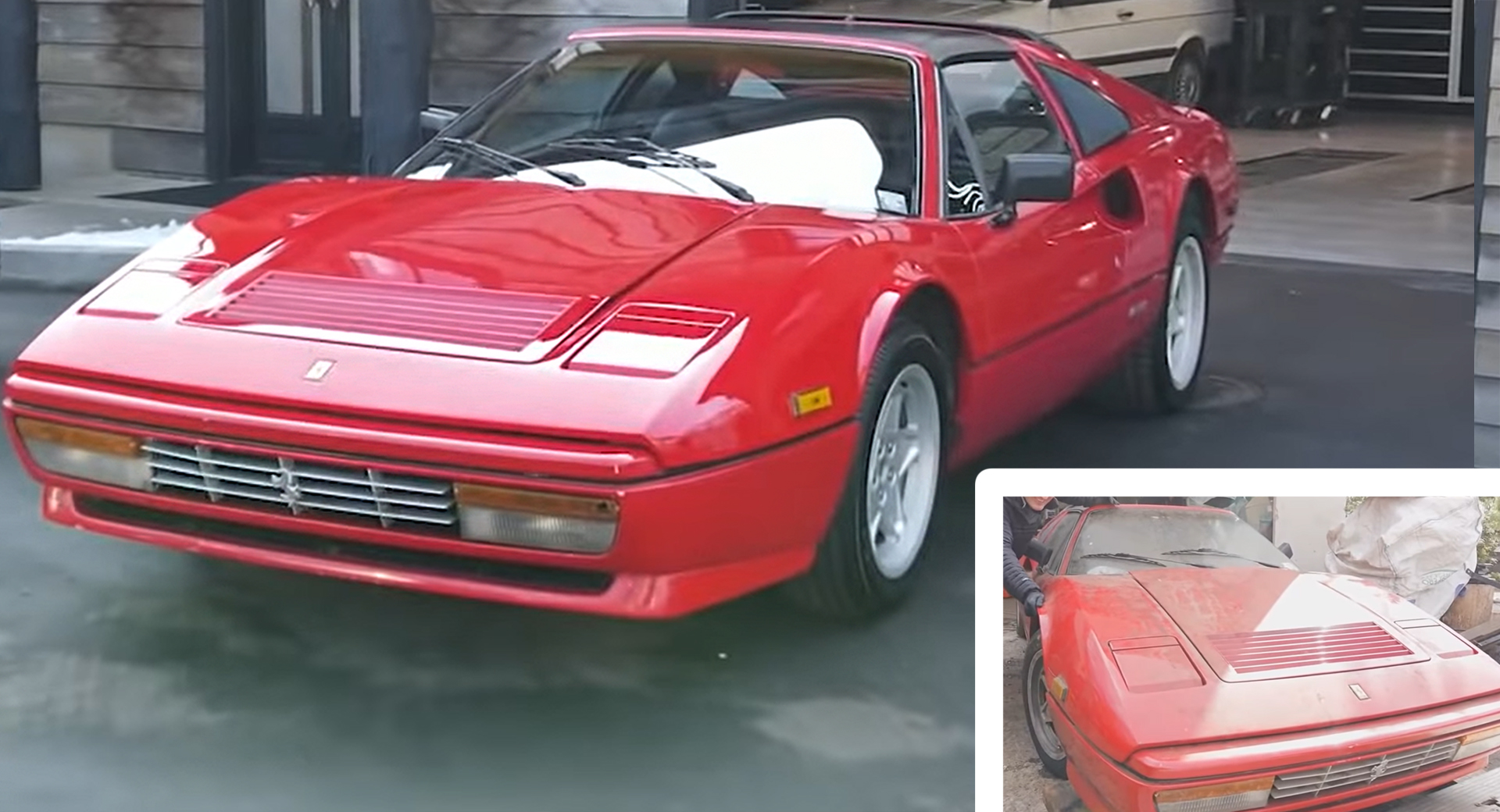 Ferrari 328 GTS’s First Wash After Sitting In Barn For Years Has It ...