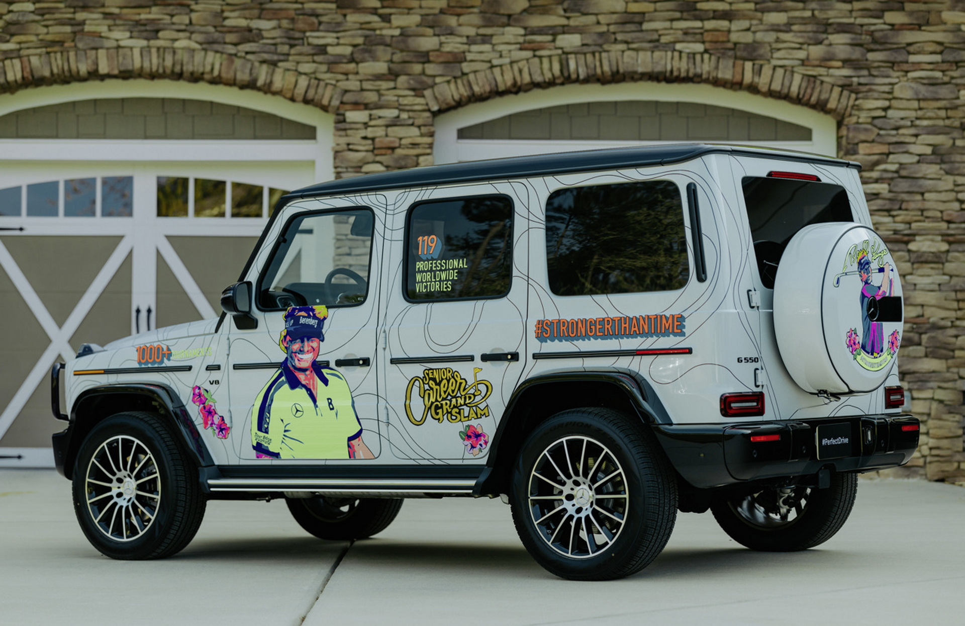 Mercedes Honors Golf Legend Bernhard Langer With G-Class Covered In Art ...