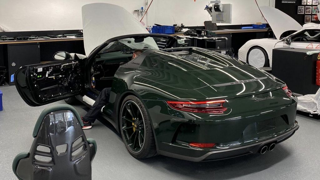 This Porsche 911 Speedster Has Gone Green Inside, Out, And All Around ...
