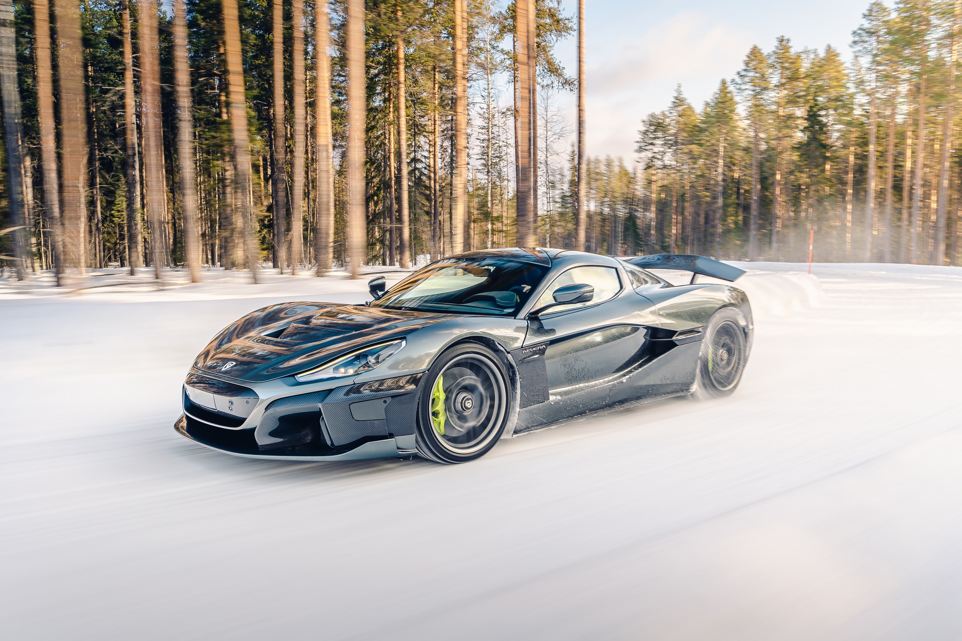 Gaze Upon The Glory Of A Rimac Nevera Winter Testing In Sweden | Carscoops