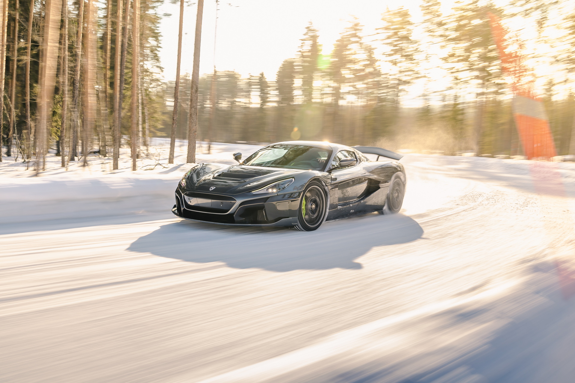 Gaze Upon The Glory Of A Rimac Nevera Winter Testing In Sweden | Carscoops