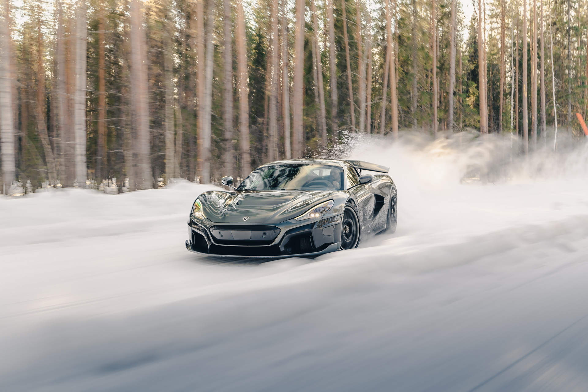 Gaze Upon The Glory Of A Rimac Nevera Winter Testing In Sweden | Carscoops