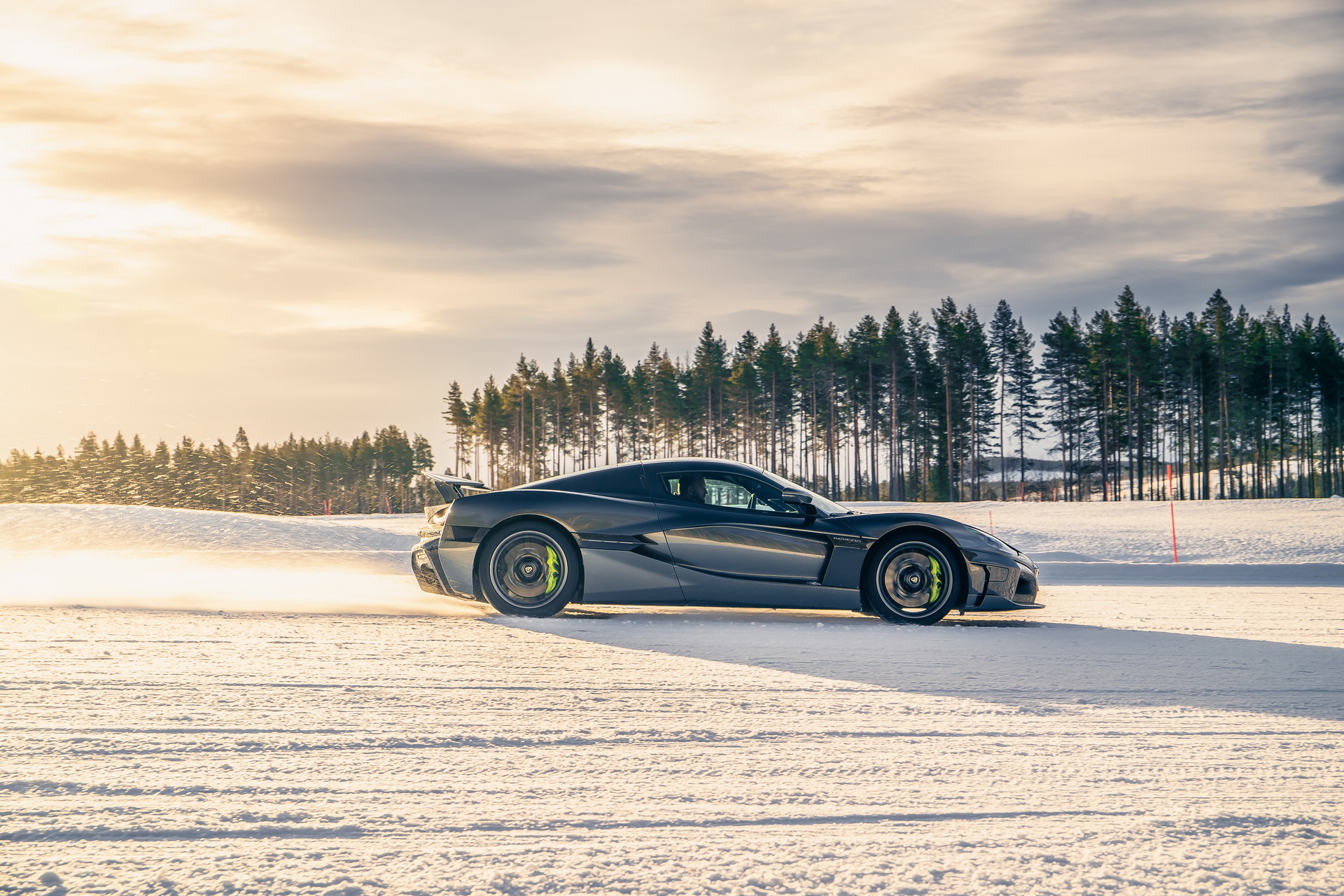 Gaze Upon The Glory Of A Rimac Nevera Winter Testing In Sweden | Carscoops