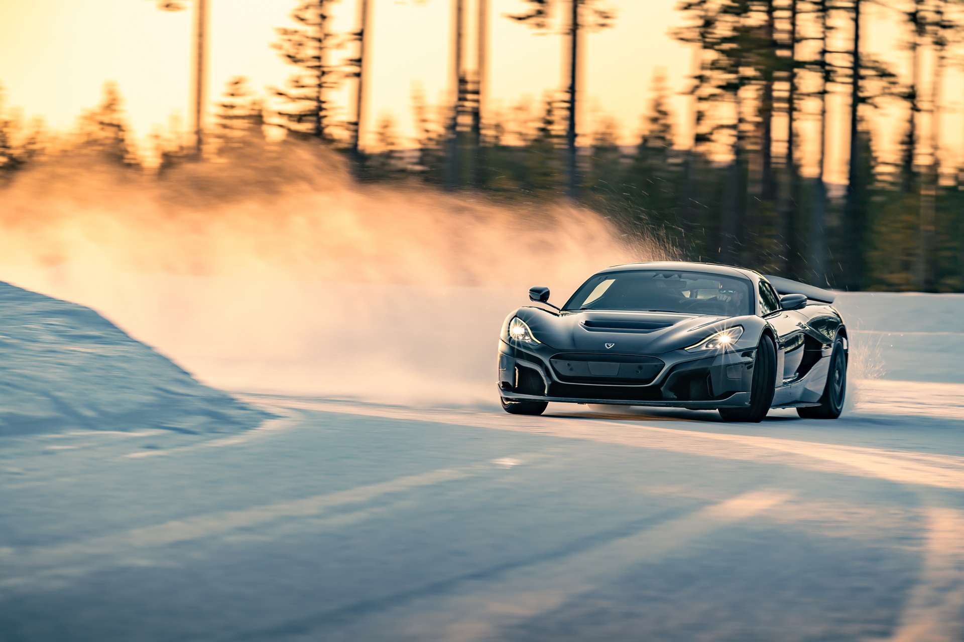 Gaze Upon The Glory Of A Rimac Nevera Winter Testing In Sweden | Carscoops