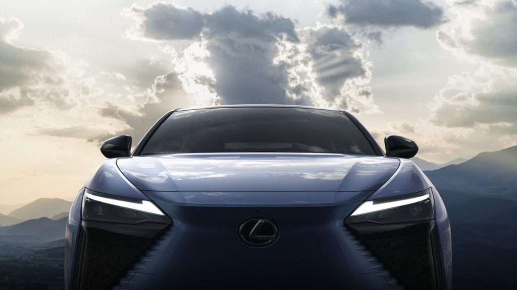 Early Discovery Of 2023 Lexus RZ 450e Shows Two-Tone Edition | Carscoops