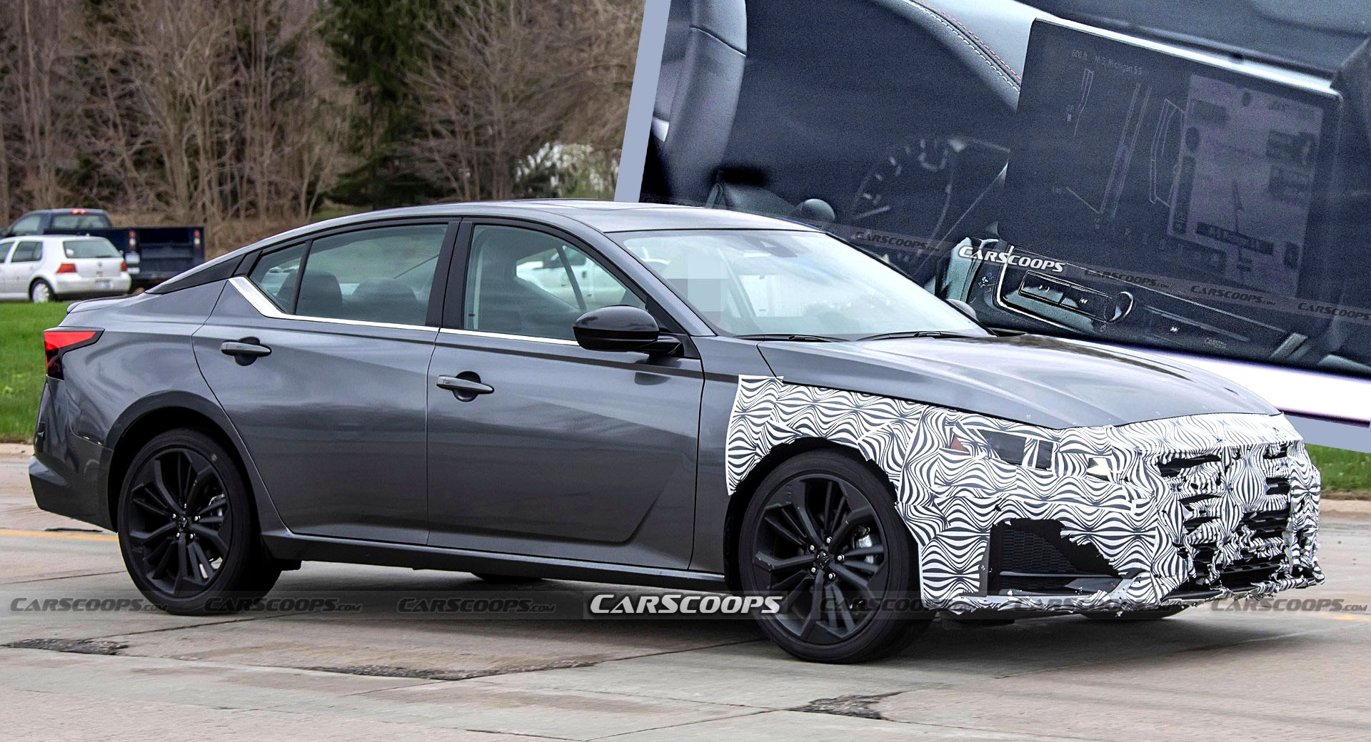 2023 Nissan Altima Spied With A Sportier Face And Larger Infotainment ...