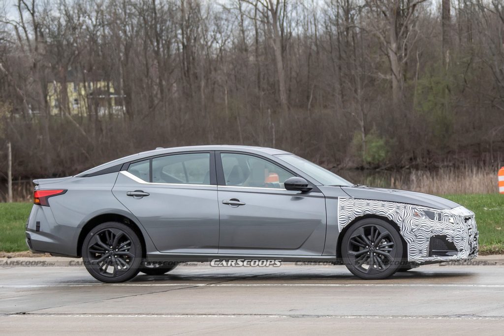 2023 Nissan Altima Spied With A Sportier Face And Larger Infotainment ...