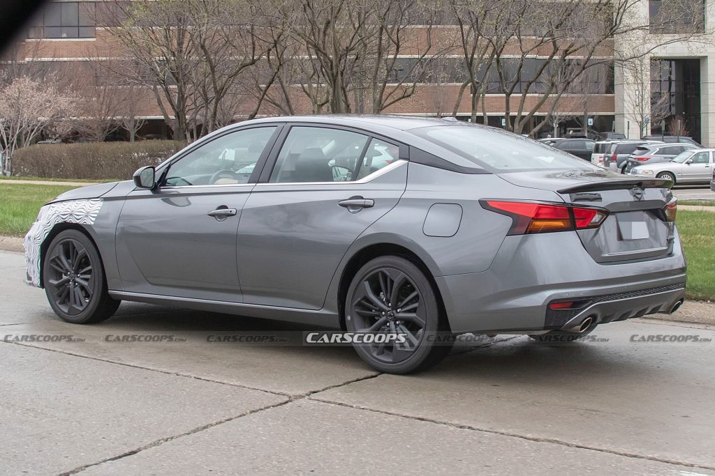 2023 Nissan Altima Spied With A Sportier Face And Larger Infotainment ...