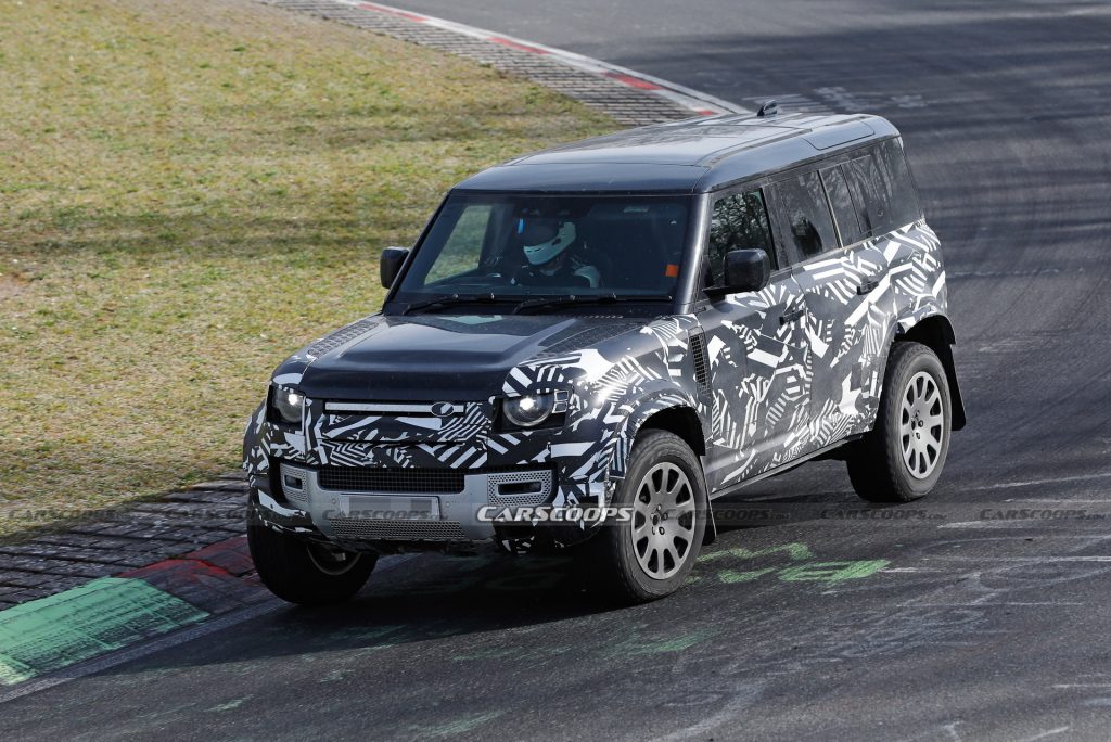 Wild Land Rover Defender SVX / SVR V8 Spied Flexing Its Muscles On The ...