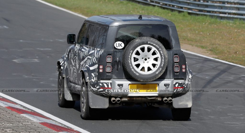 Wild Land Rover Defender SVX / SVR V8 Spied Flexing Its Muscles On The ...
