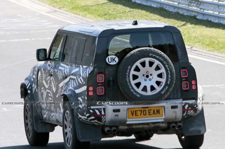 Wild Land Rover Defender SVX / SVR V8 Spied Flexing Its Muscles On The ...