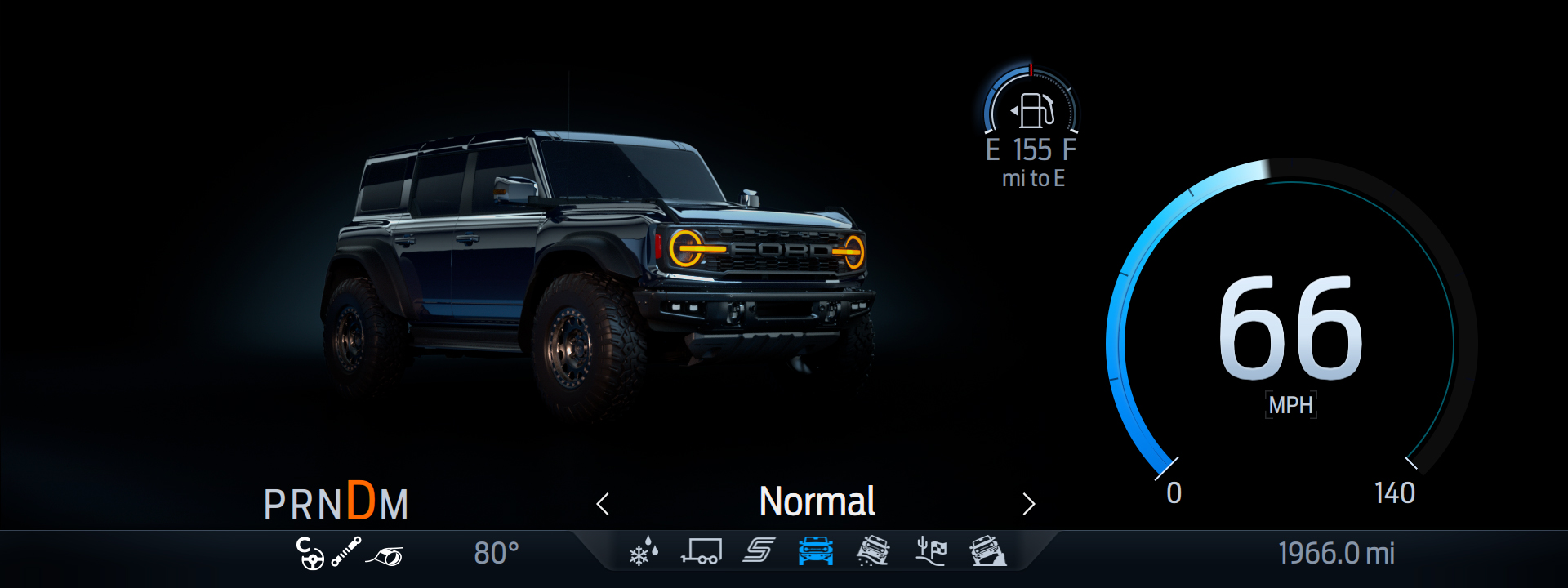 Ford Will Ship The Bronco Raptor With A Digital 12-Inch Off-Road ...