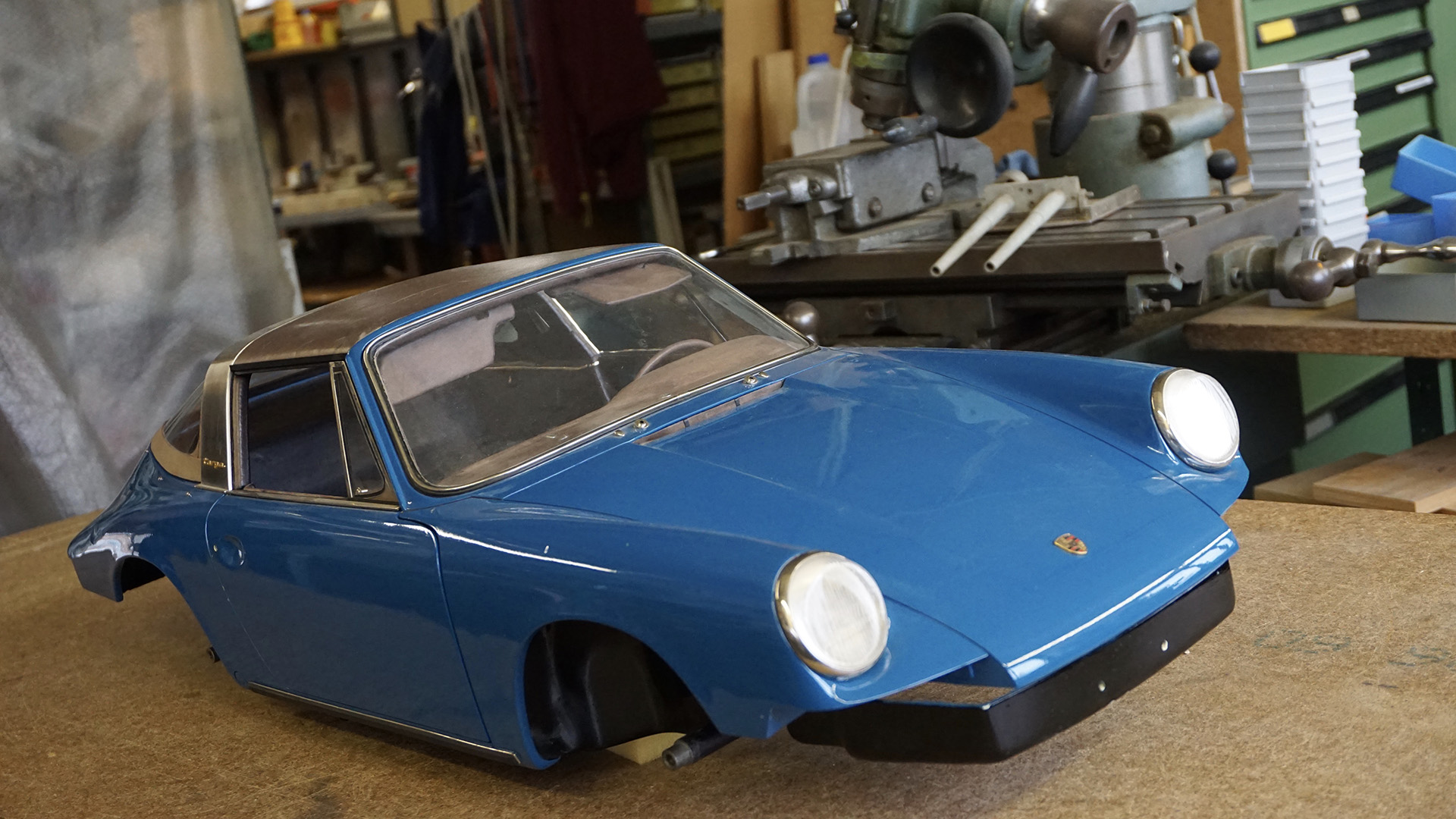 Hand-Built 1:5 Scale Porsche 911 Targa Made 50 Years Ago Is Exquisitely ...