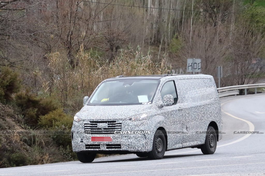 2024 Ford Transit Custom Spied With Production Body | Carscoops