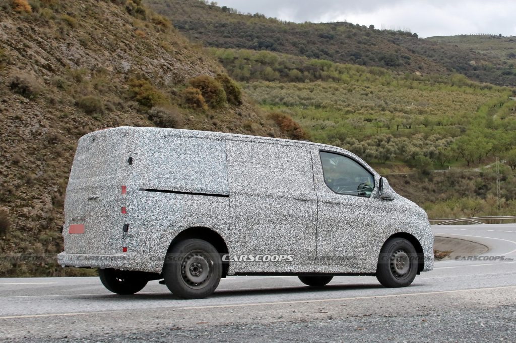 2024 Ford Transit Custom Spied With Production Body | Carscoops