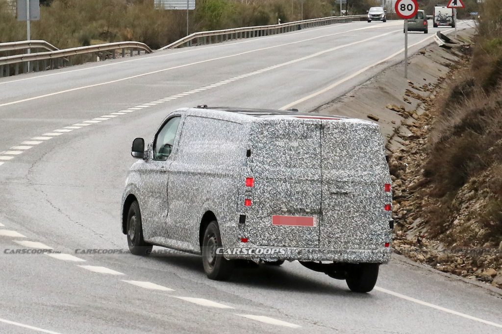 2024 Ford Transit Custom Spied With Production Body | Carscoops