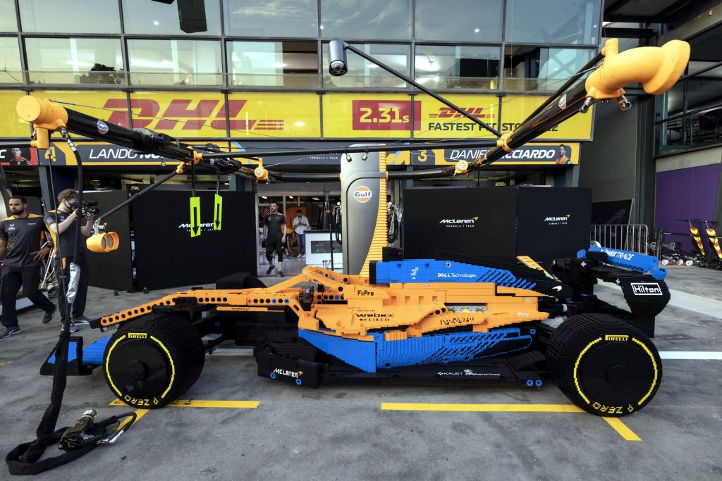 LEGO Brought A Life-Size Version Of Their McLaren F1 Race Car Model To ...
