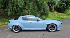 Mazda RX-8 Gets A Reverse Restomod With A '70s Savannah RX-3 Facelift ...