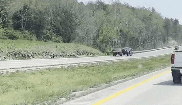 Watch Police Cruiser Ram And Nearly Run Over Suspect’s Truck During ...