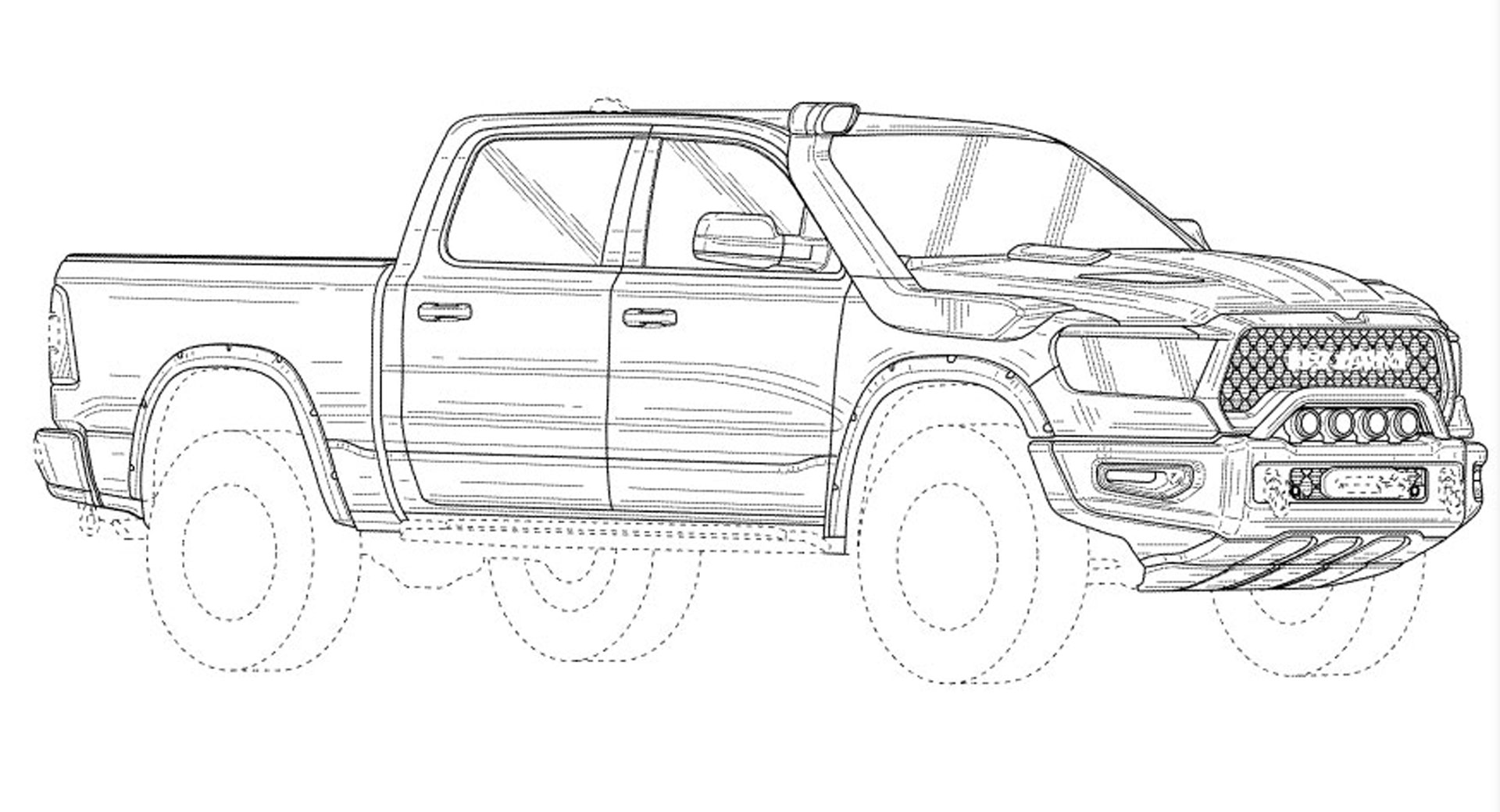 Ram Appears To Be Working On A Rugged Pickup Inspired By The Rebel OTG ...