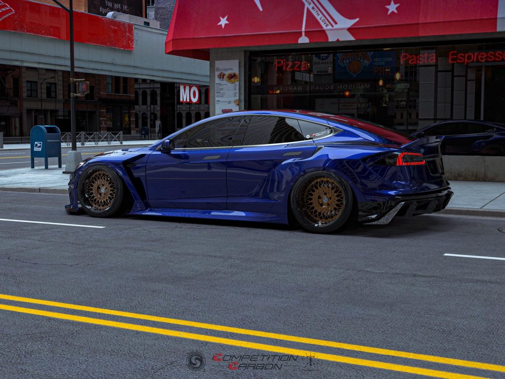 Tesla Model S Plaid Is No Longer A Sleeper With This New Widebody Kit ...