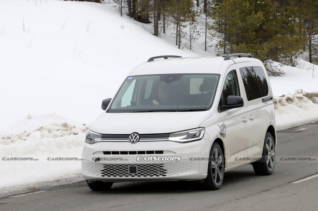 2023 VW Caddy eHybrid Spied Without Camouflage In Short And Long ...