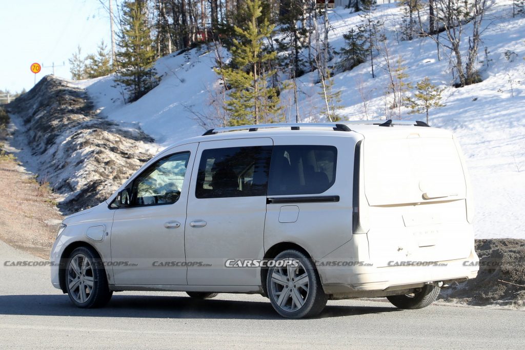 2023 VW Caddy eHybrid Spied Without Camouflage In Short And Long ...