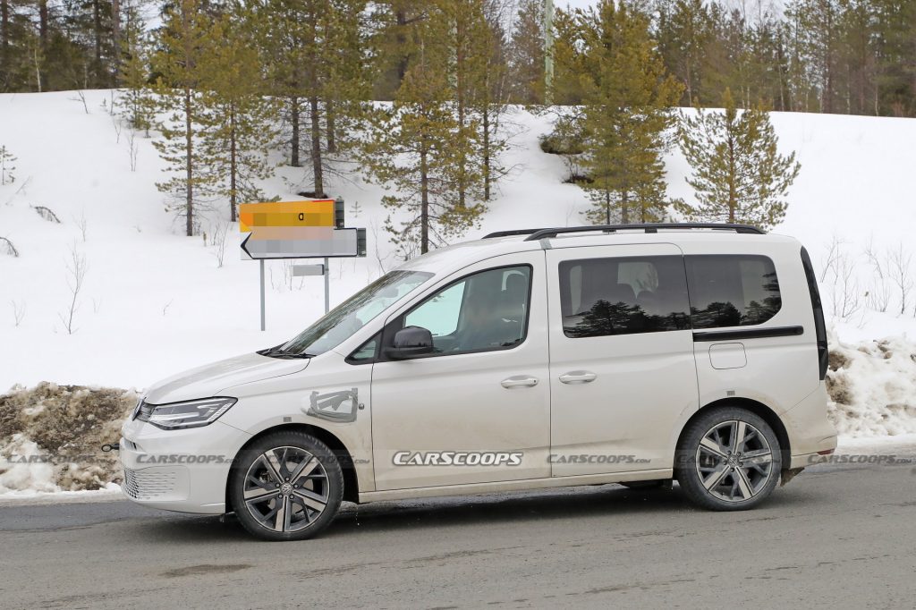 2023 VW Caddy eHybrid Spied Without Camouflage In Short And Long ...