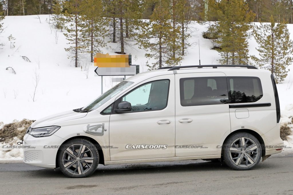 2023 VW Caddy eHybrid Spied Without Camouflage In Short And Long ...