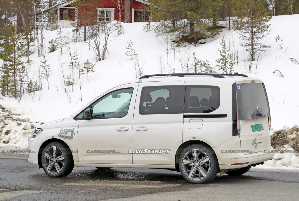 2023 VW Caddy eHybrid Spied Without Camouflage In Short And Long ...